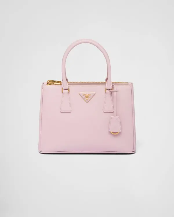 PRADA ピンク フリルトートバッグ　人気　希少　コレクション Pink Fluffy Prada Bag Prada Medium Galleria Saffiano Leather Bag